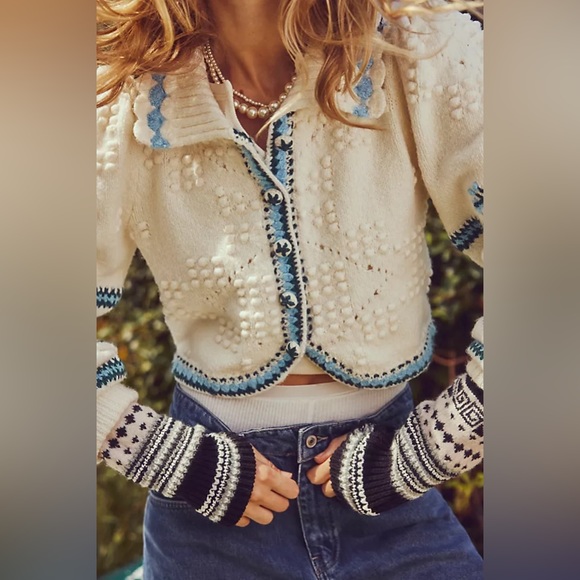 Free People | Sweaters | Nwt Free People Bali Audrey Cardigan | Poshmark